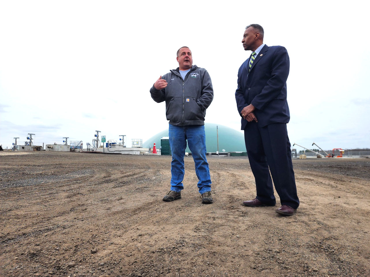 USDA Official Visits Hytone Dairy Farm To See Anaerobic Digester in ...